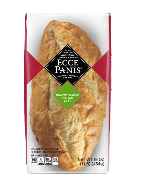 *ROASTED GARLIC ITALIAN LOAF ECCE/PAN 12/1 LB - 46874